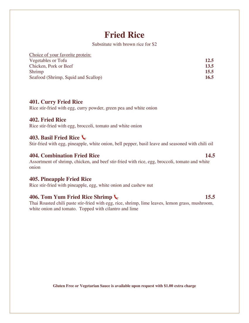 menu 2022: Contact us to order thai food: form to order: ThaiInbox ...