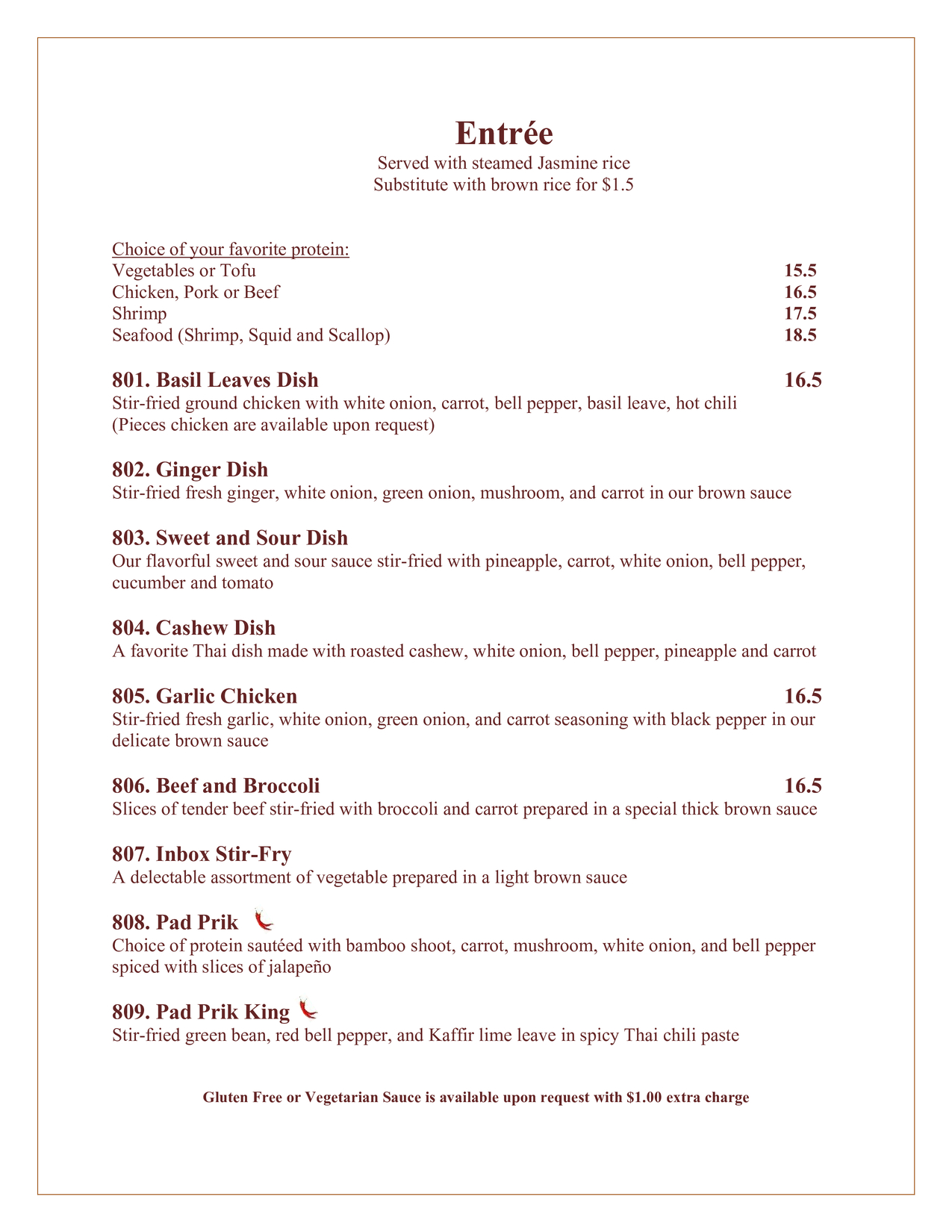 menu 2025: Contact us to order thai food: form to order: ThaiInbox ...